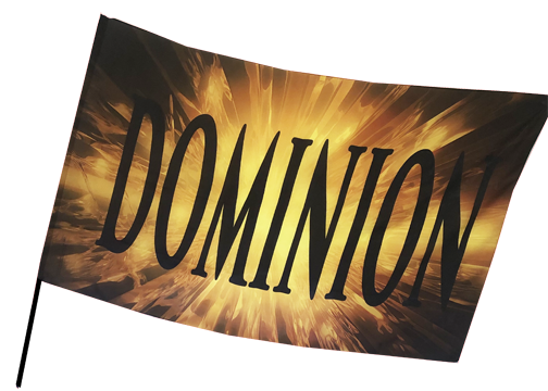 Golden Glory Dominion Worship Flag | High Praise Banners