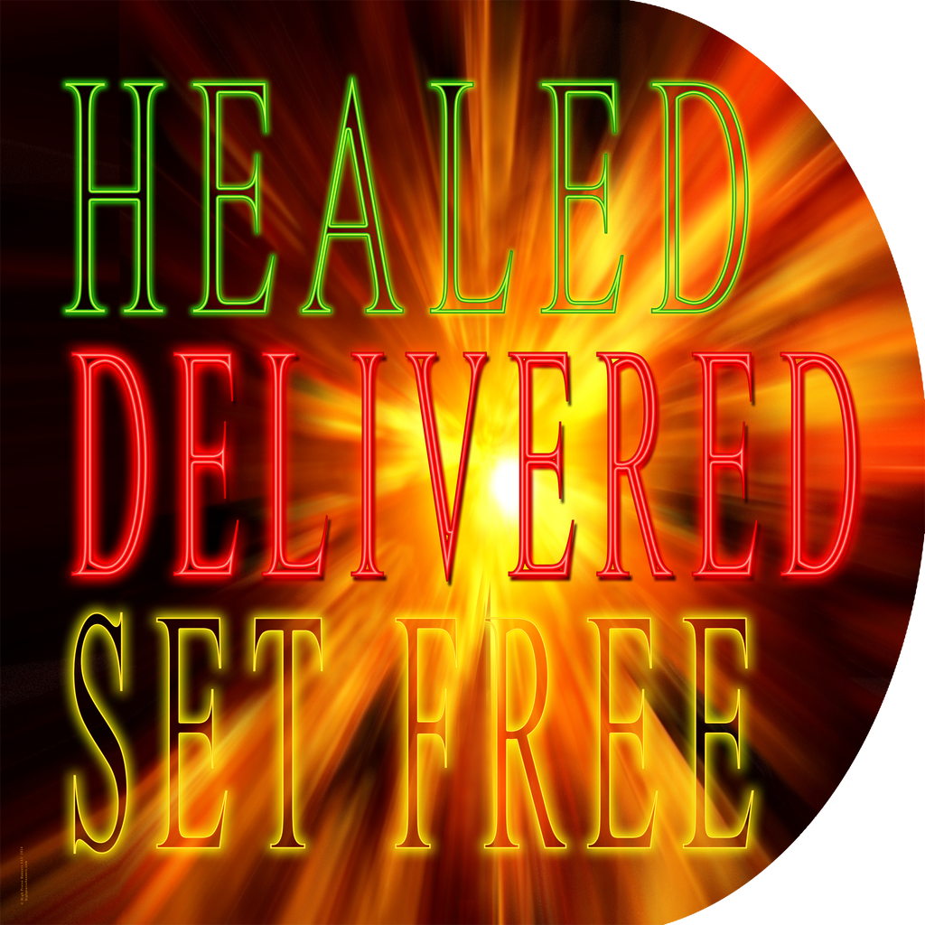 Healed Delivered Set Free Wing Flags | High Praise Banners
