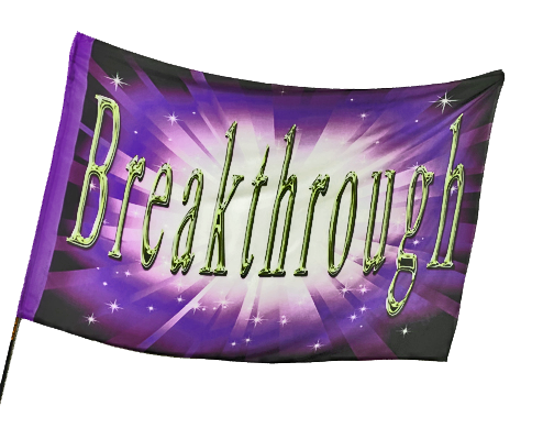 Breakthrough (Purple) Worship Flag | High Praise Banners
