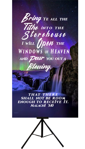 Bring Ye the Tithe Wall Banner | High Praise Banners