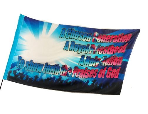 Chosen Generation Worship Flag | High Praise Banners