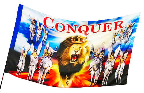CONQUER Worship Flag | High Praise Banners