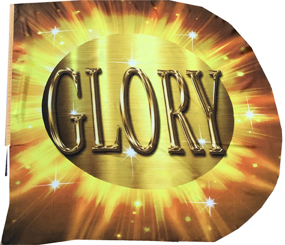 Glory Yellow/Orange Worship Wing Flag | High Praise Banners