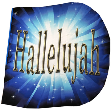 Hallelujah Worship Wing Flag Set | High Praise Banners