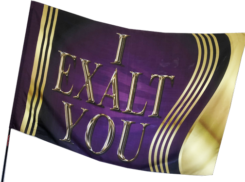 Royalty Collection I Exal tYou Royalty Worship Flag | High Praise Banners