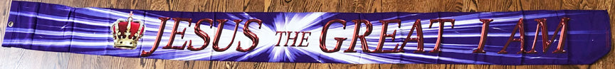 Jesus the Great I Am Ribbon Streamer | High Praise Banners