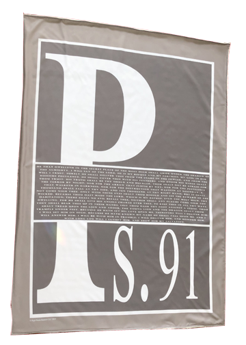 Psalm 91 Modern Scripture Blanket - Taupe | High Praise Banners