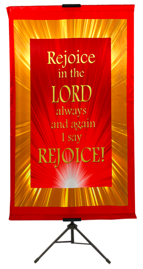 B-Rejoice in the Lord Vertical Banner | High Praise Banners