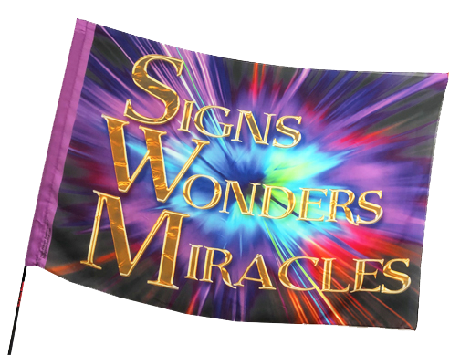 Signs Wonders Miracles/Purple Worship Flag | High Praise Banners