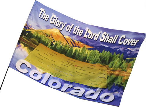The Glory of the Lord Shall Cover Colorado Worship Flag | High Praise ...