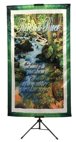 There is a River Vertical Banner | High Praise Banners