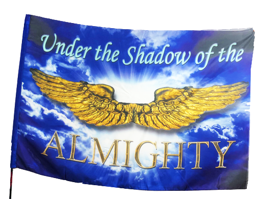 Under the Shadow of the Almighty Worship Flag | High Praise Banners